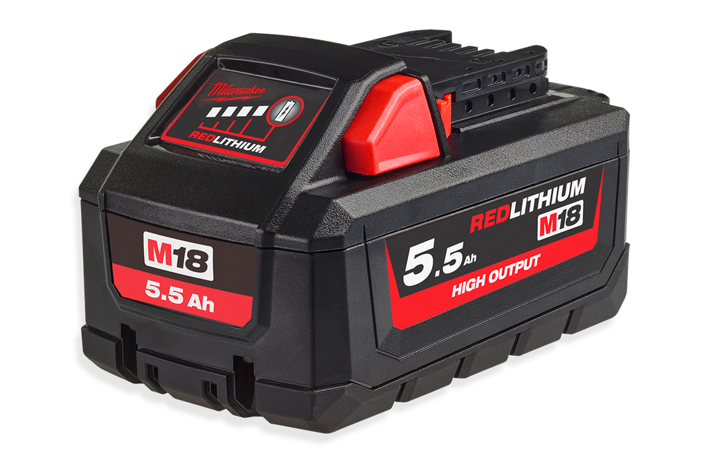 High-Output Akku 18V 5,5 Ah MILWAUKEE | WEBER RESCUE Shop